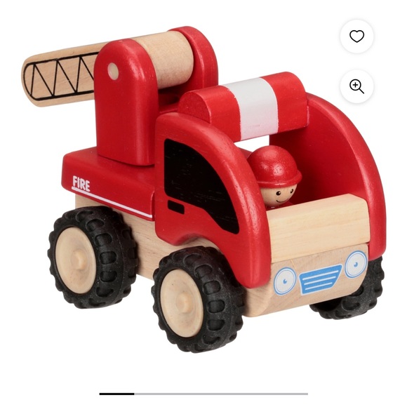 Wonderworld | Toys | Wonderworld Wooden Mini Fire Engine | Poshmark